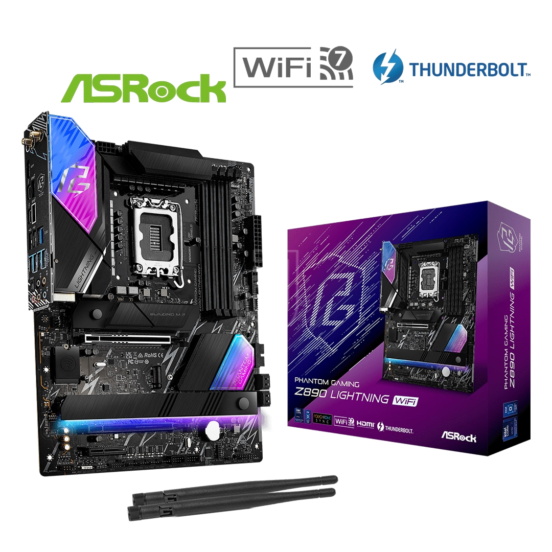 Placa Madre Mainboard Motherboard ASROCK Z890 Lightning WiFi Chipset ...